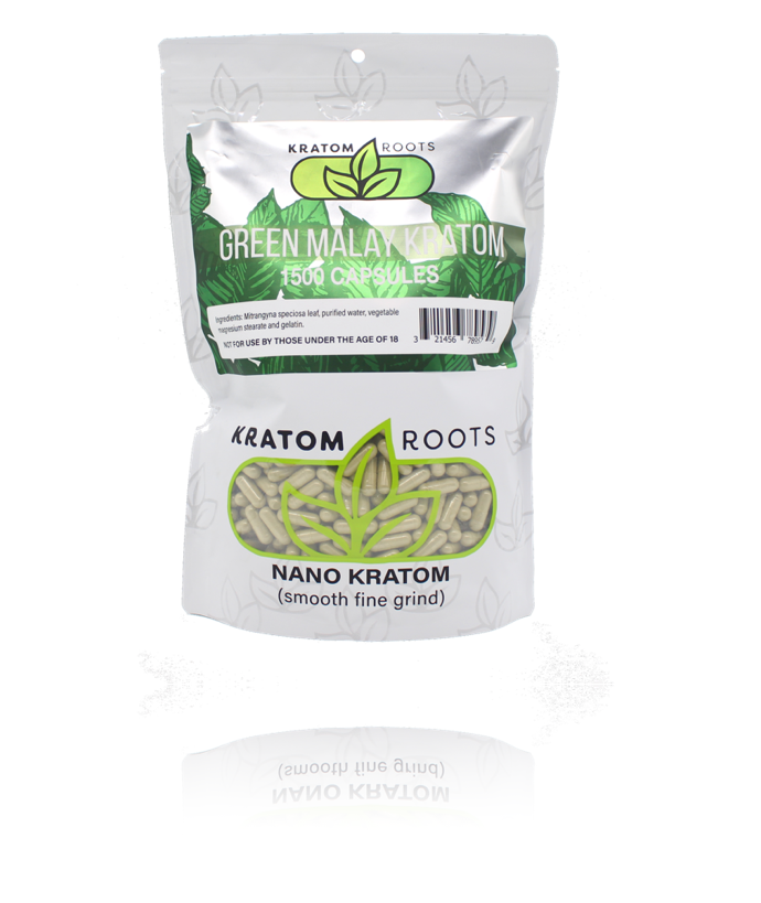 Kratom Roots Kilo / 1,500 Capsules High Quality NANO Kratom ( Smooth F ...